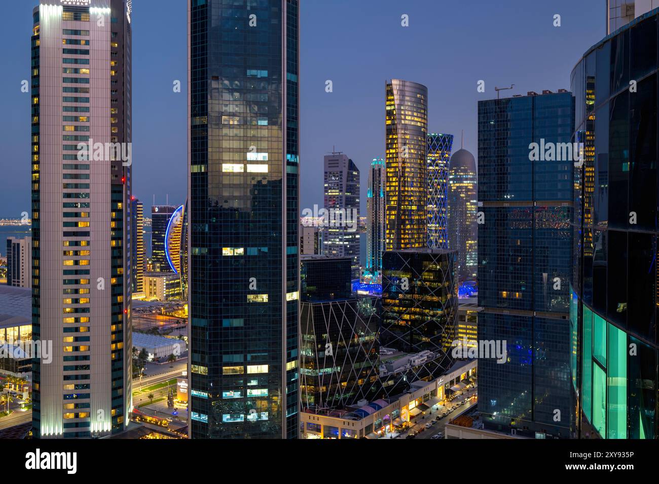 Doha Corniche in West Bay The Doha Corniche is a popular location with ...