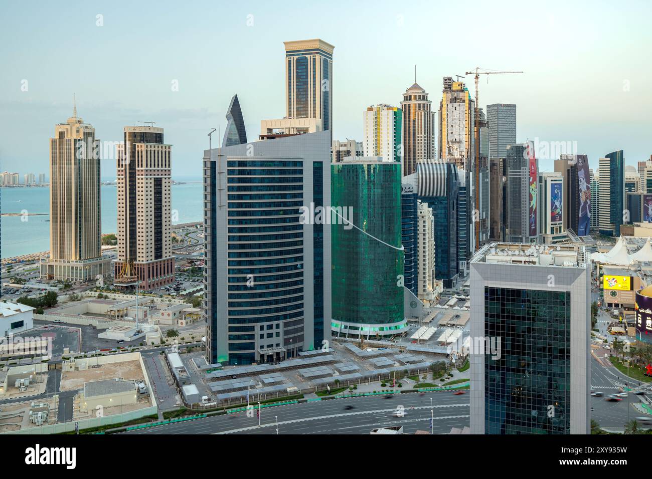 Doha Corniche in West Bay The Doha Corniche is a popular location with ...