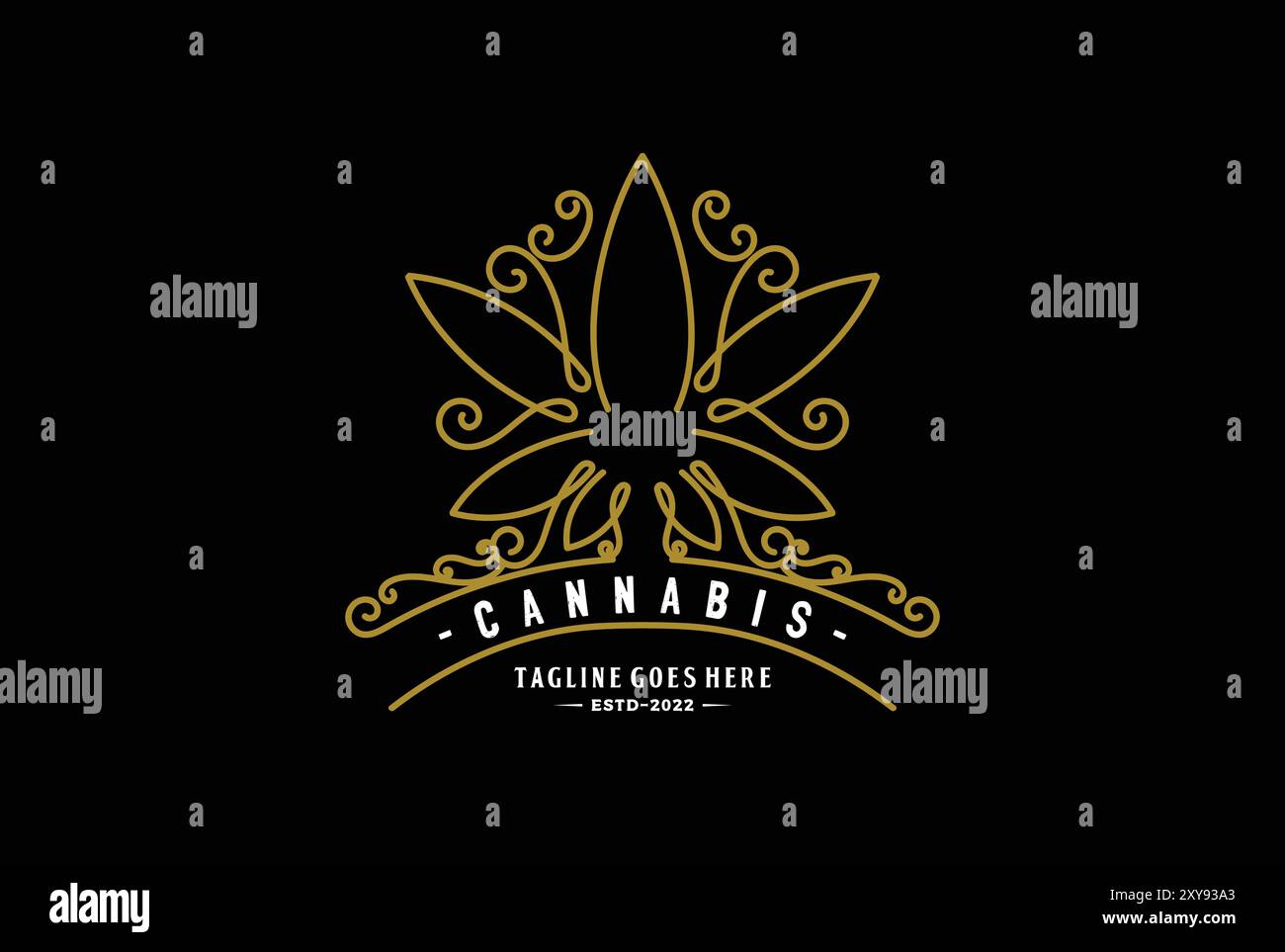 Marijuana start Stock Vector Images - Alamy