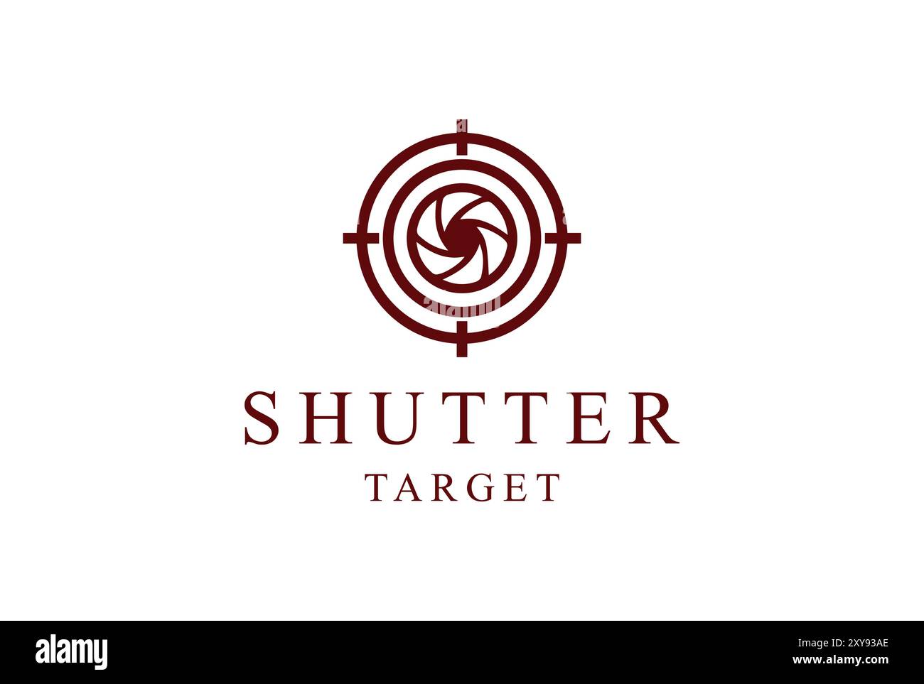 Simple Minimalist Lens Aperture Camera with Arrow Target for ...