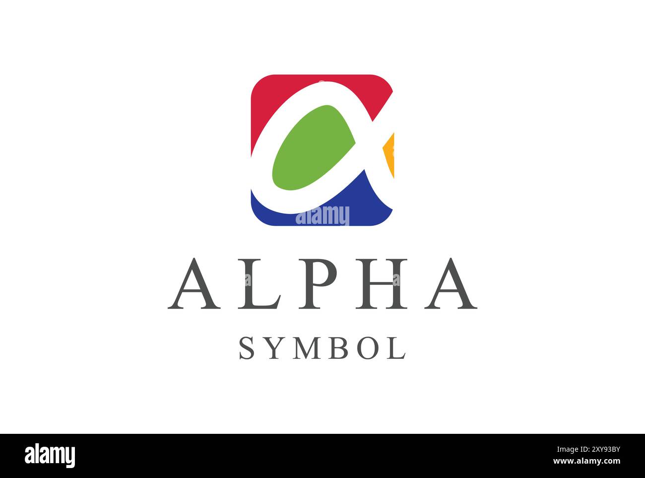 Colorful Simple Alpha Square for Business Finance Sport Logo Design ...