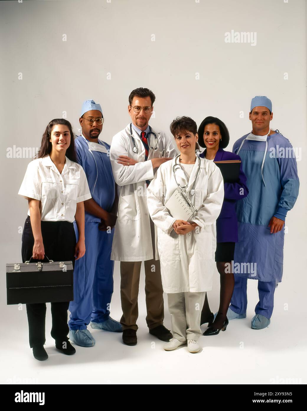 Group of medical personnel, EMT DOCTOR, NURSE, SURGEON, ADMINISTRATOR ...