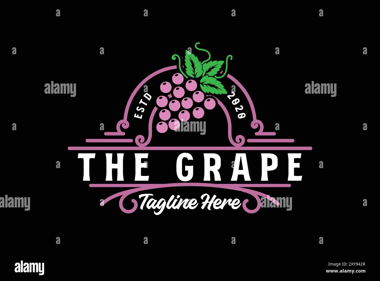 Green vintage shield emblem hi-res stock photography and images - Alamy