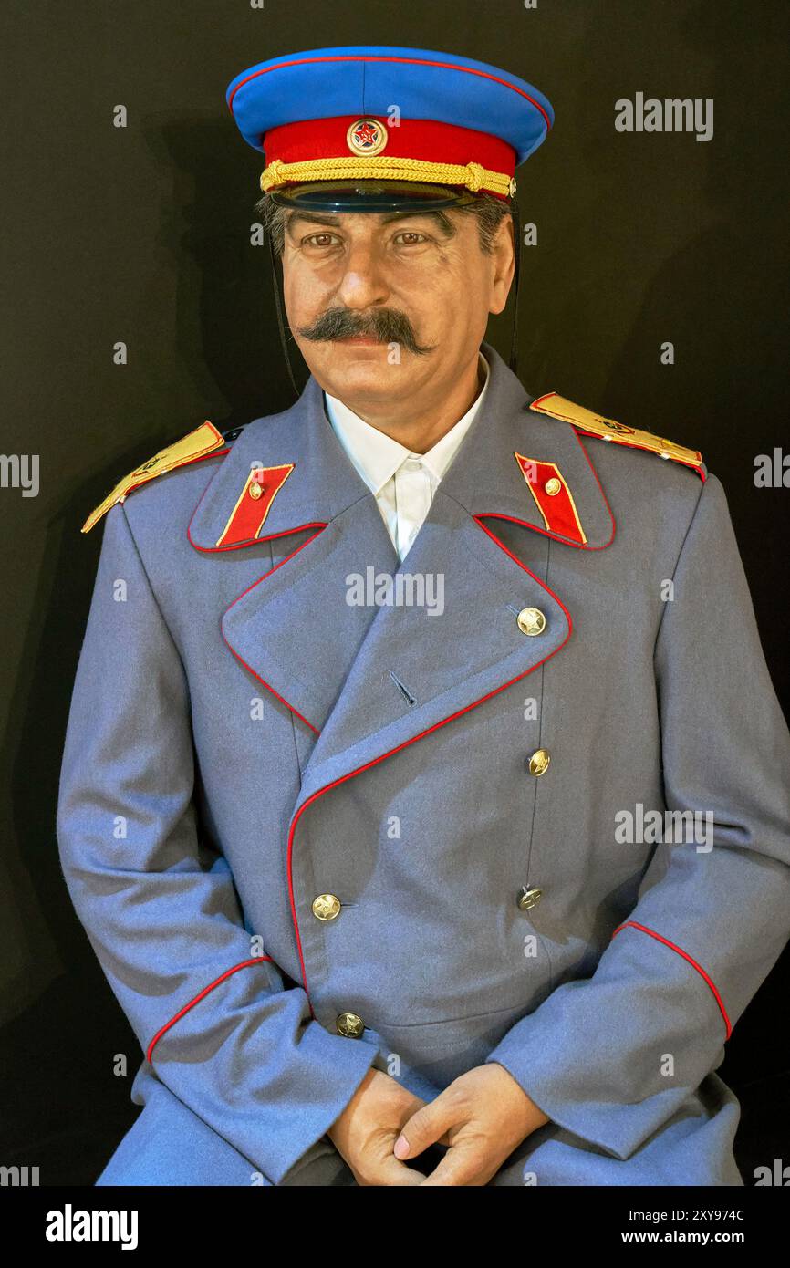 Stalin figure in the Wax Museum in Barcelona, Spain Stock Photo - Alamy