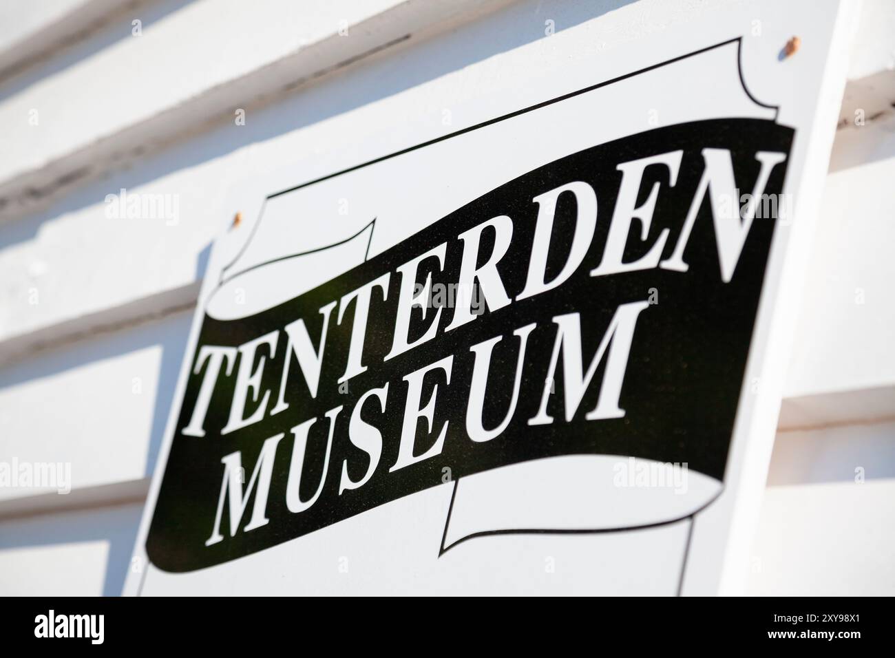 UK, England, Kent, The Tenterden & District Museum showing detail of ...