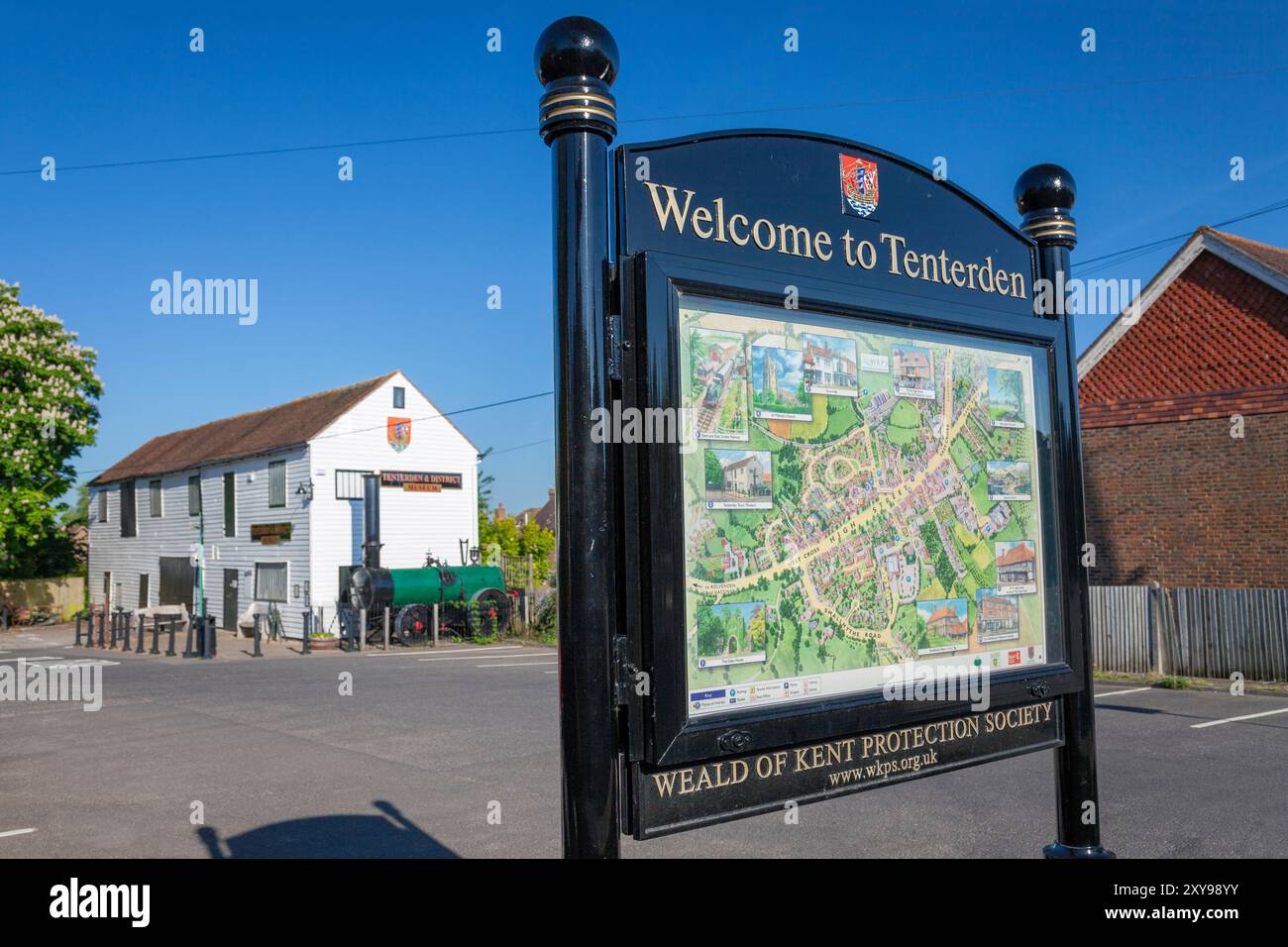 Wealden map hi-res stock photography and images - Alamy