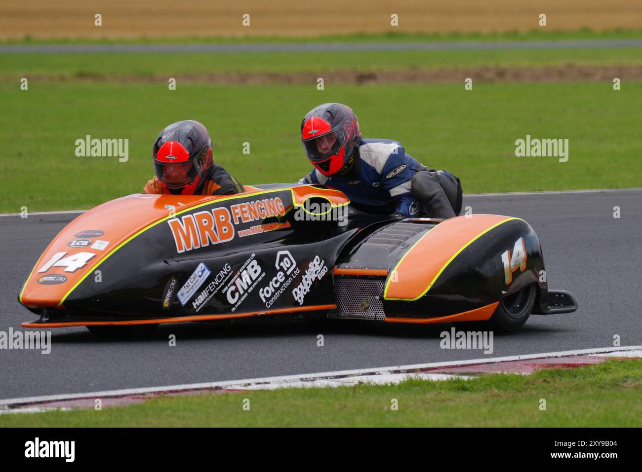 Dalton on Tees, England, 25 August 2024. Mark Burns driving a LCR ...