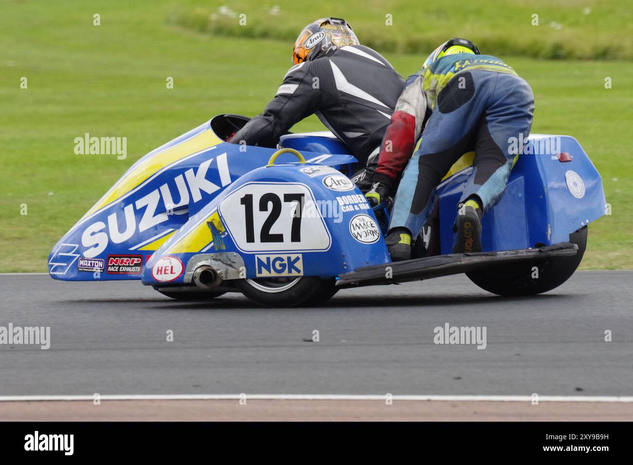 Dalton on Tees, England, 25 August 2024. George McMahon driving a ...
