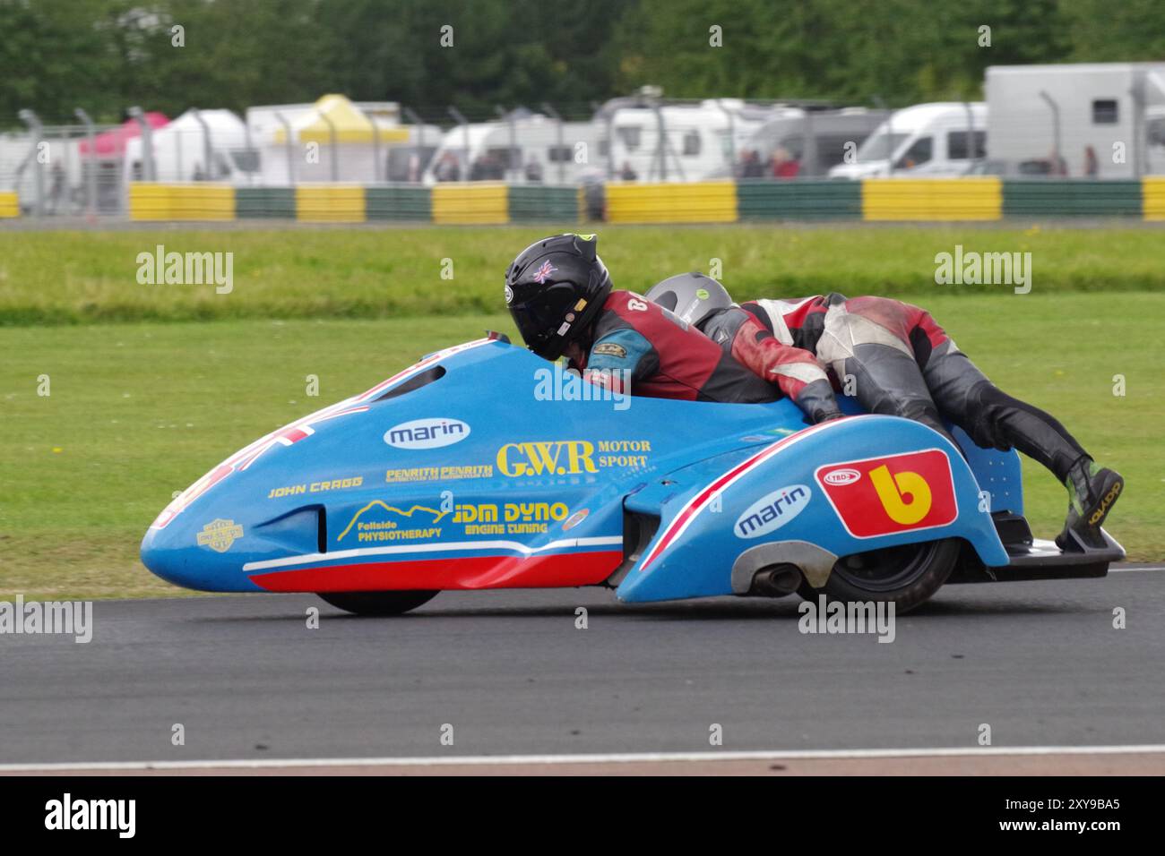 Dalton on Tees, England, 25 August 2024. Tony Baker driving a Baker ...