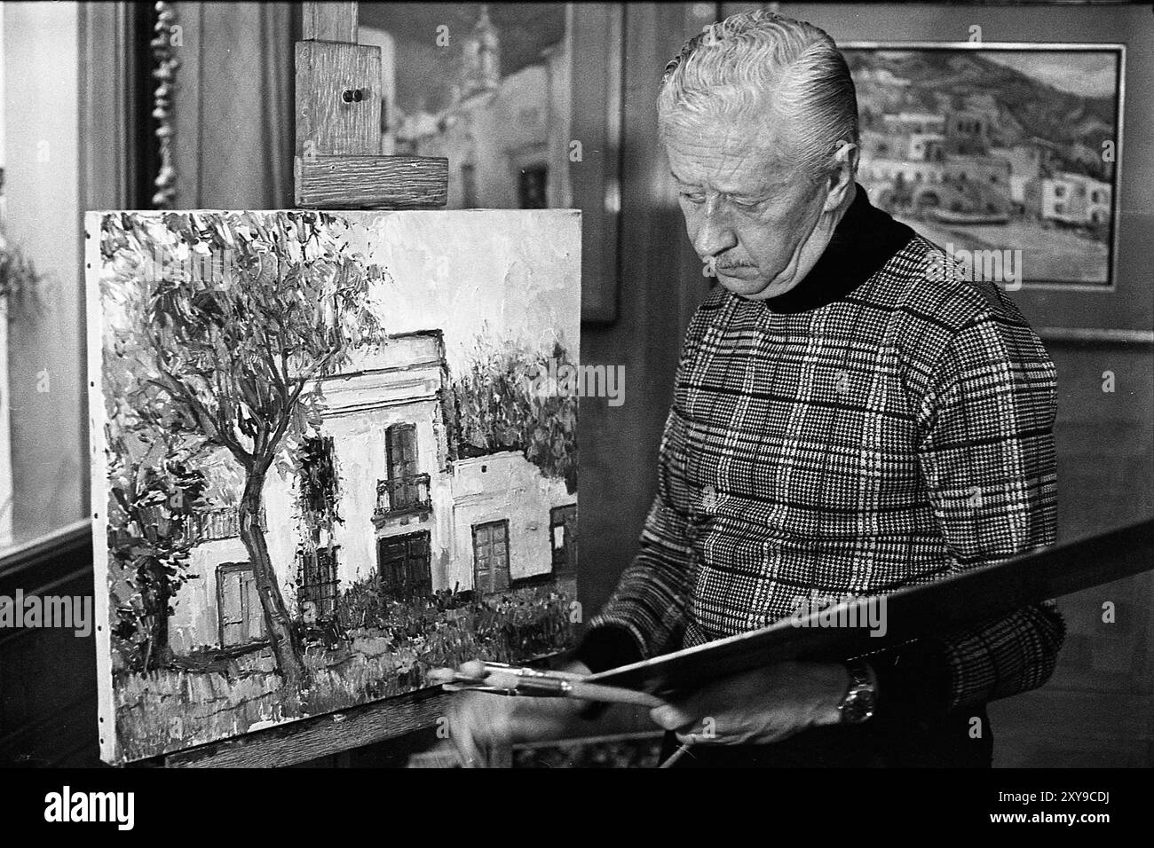 Argentine painter and collector Clemente Lococo Jr.at his home in ...