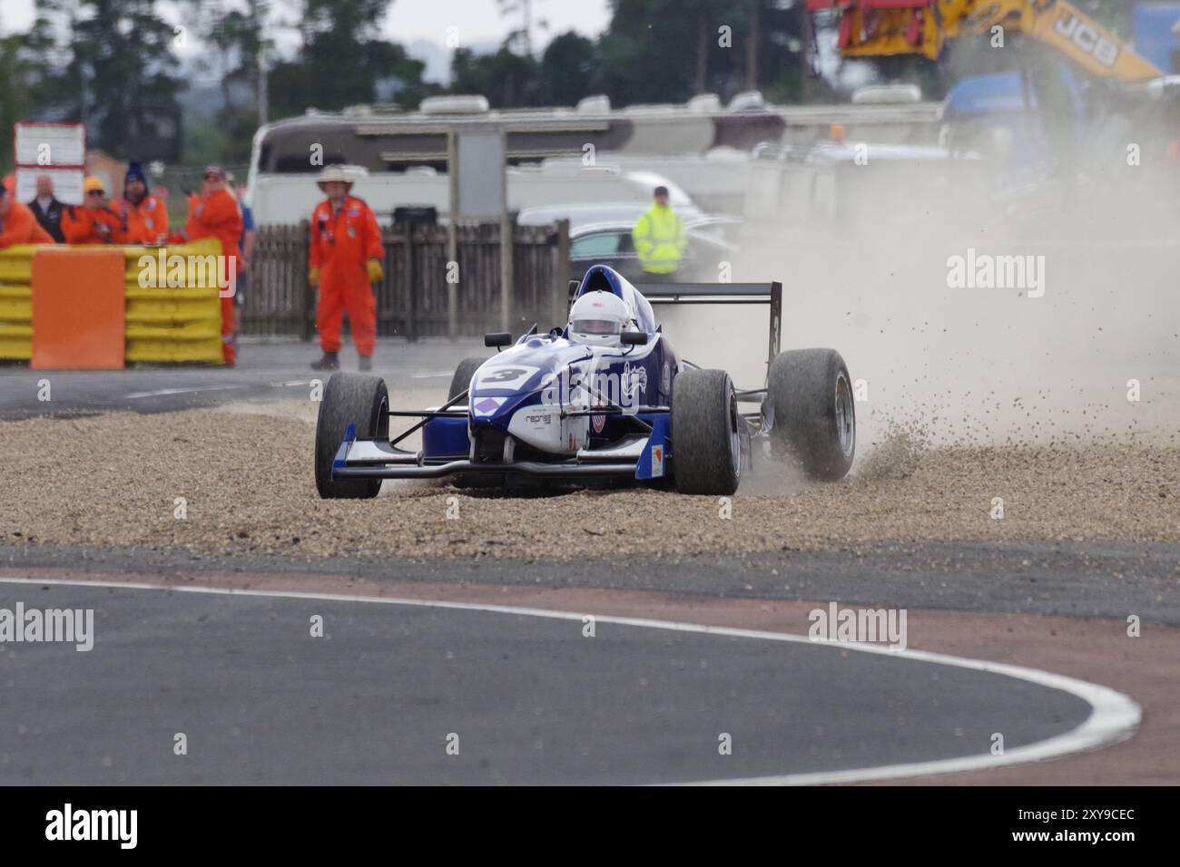 Dalton on Tees, England, 25 August 2024. Jason Timms driving a Dallara ...