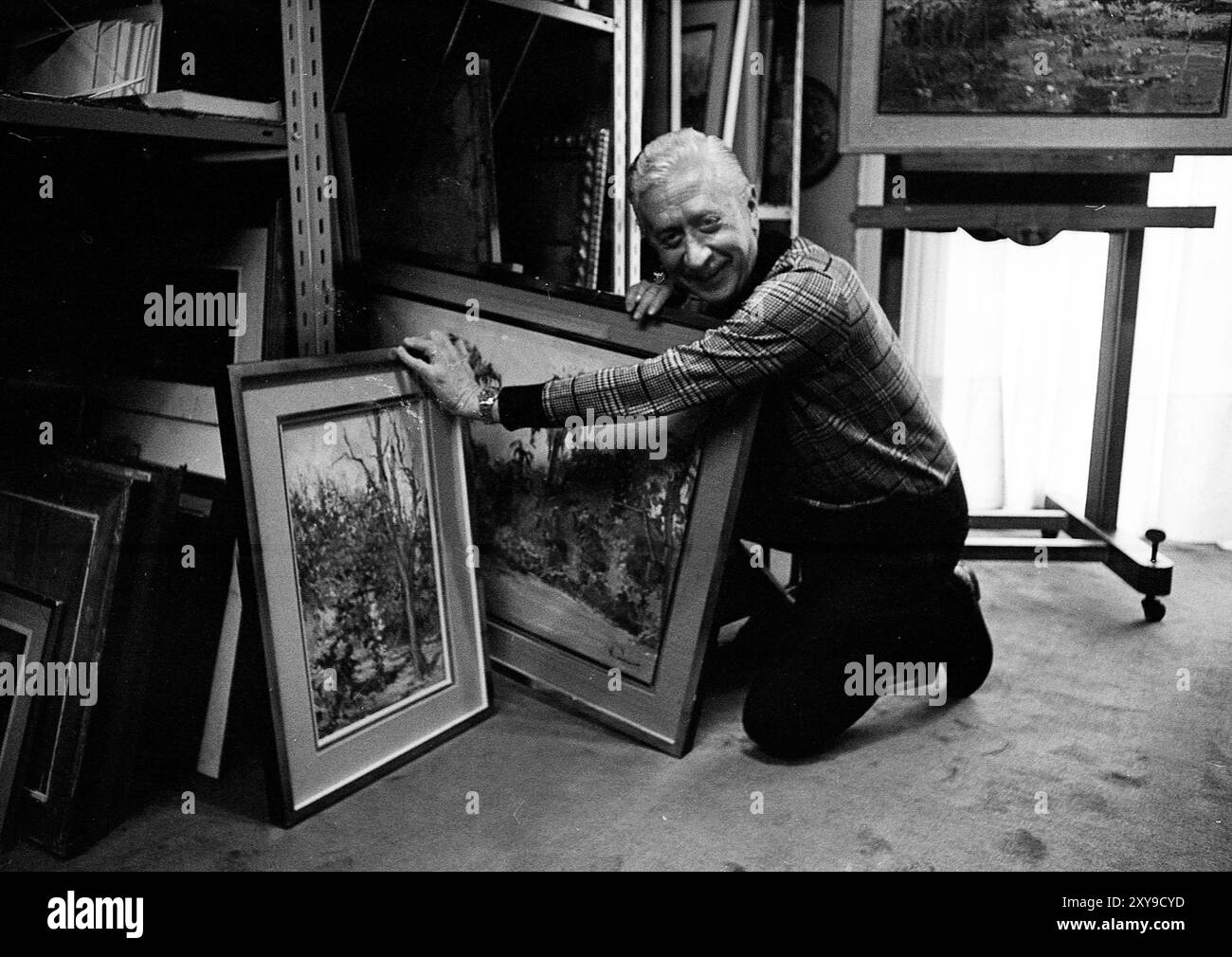 Argentine painter and collector Clemente Lococo Jr.at his home in ...