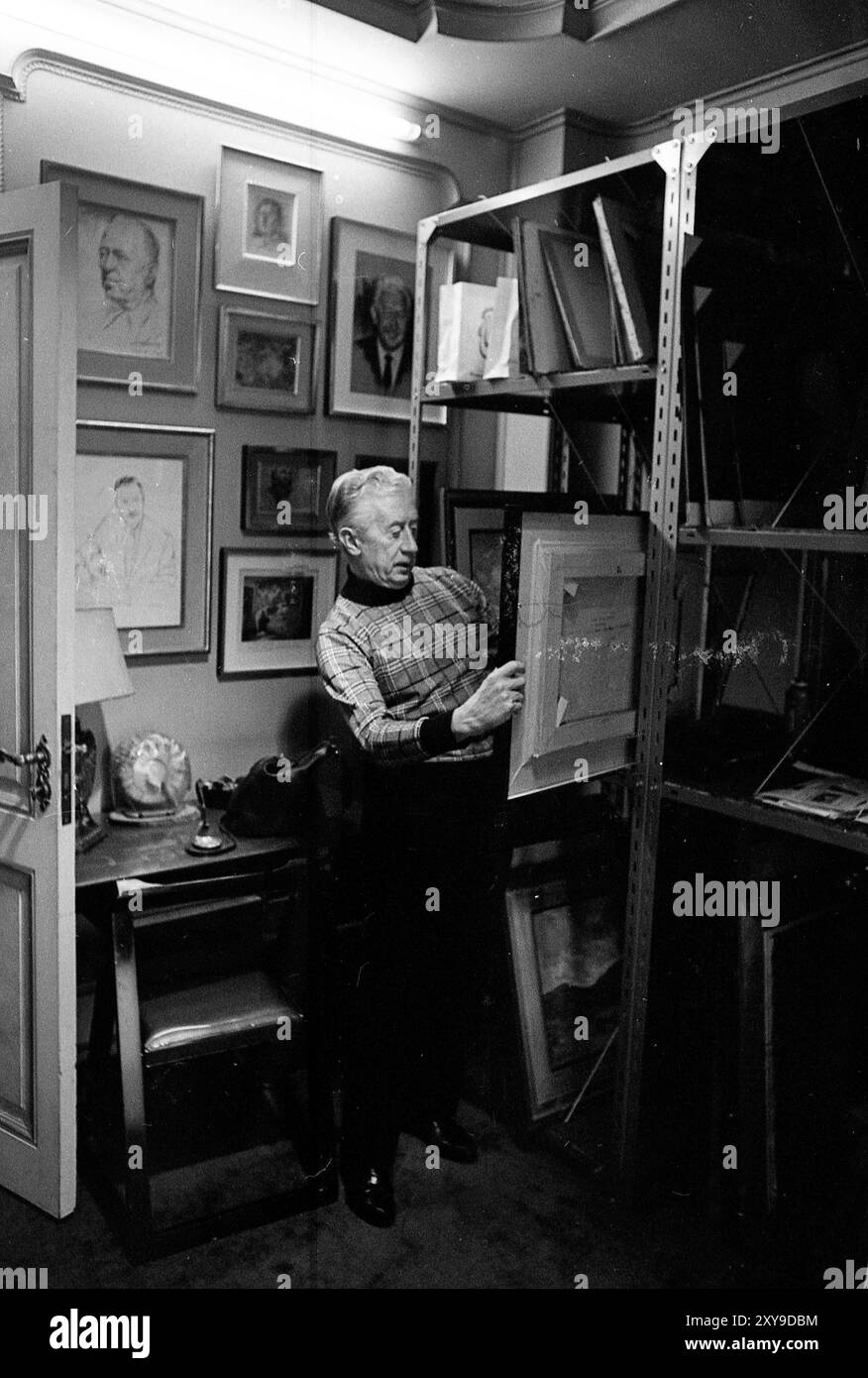 Argentine painter and collector Clemente Lococo Jr.at his home in ...