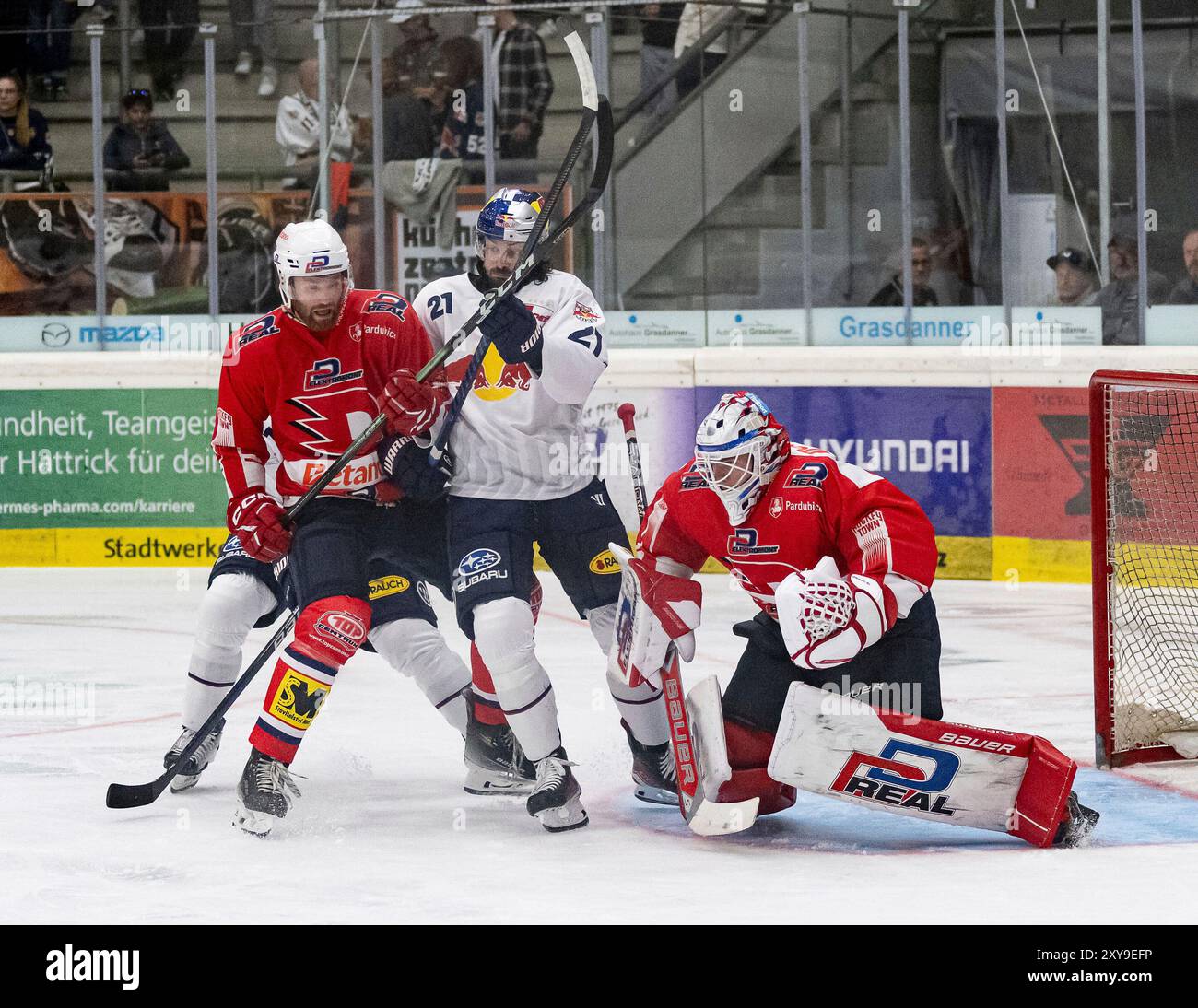 Bad Toelz, Deutschland. 28th Aug, 2024. Nico Kraemmer (EHC Red Bull ...