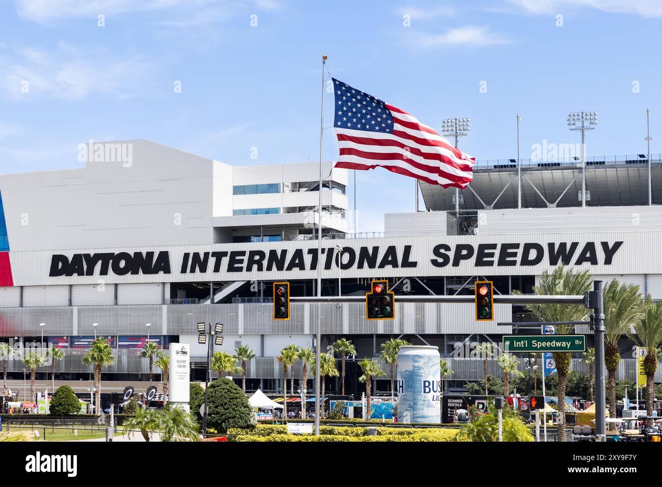 Daytona International Speedway is a race track in Daytona Beach hosting the Daytona 500, as well ...