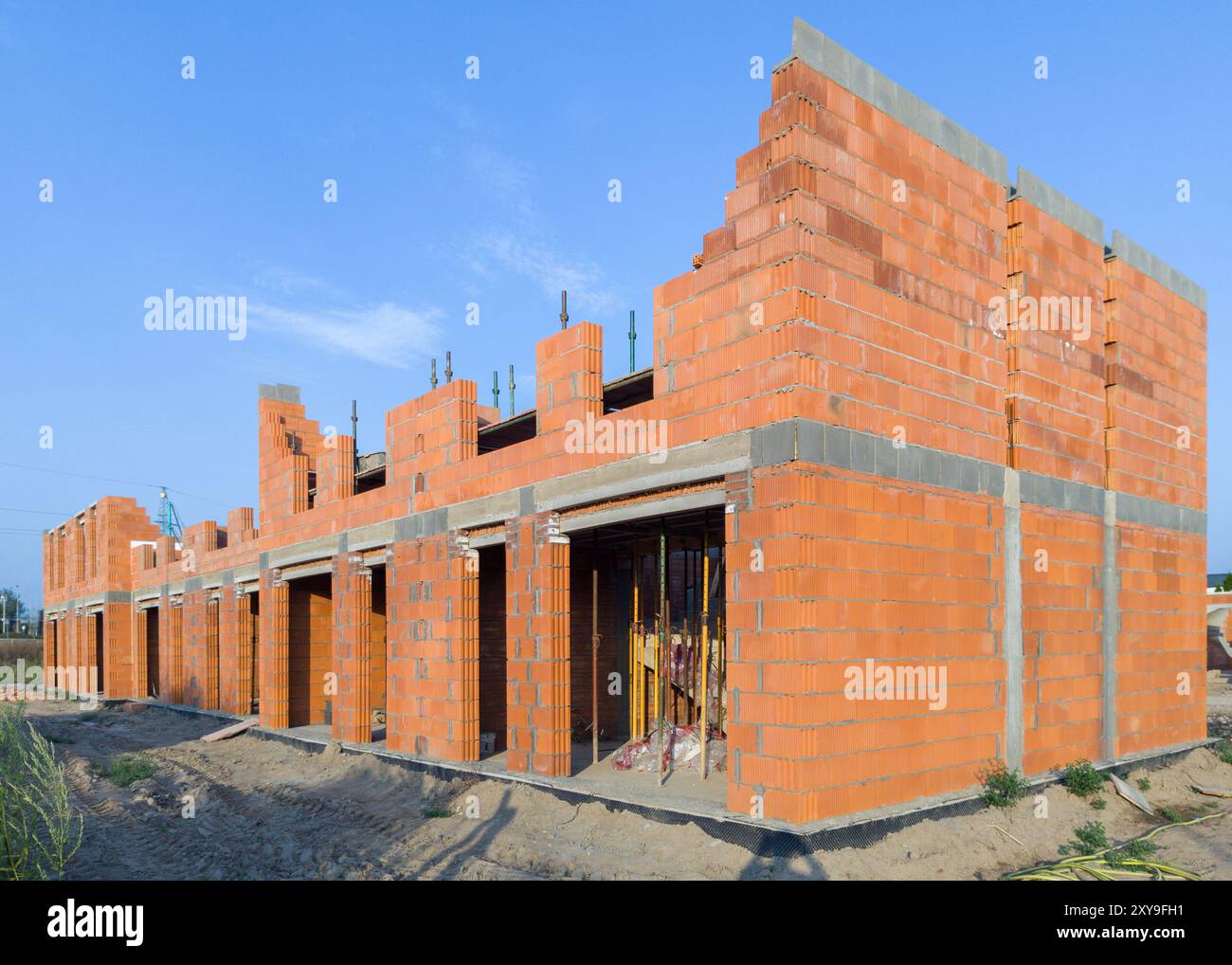 Angled View of Building Under Construction Stock Photo - Alamy