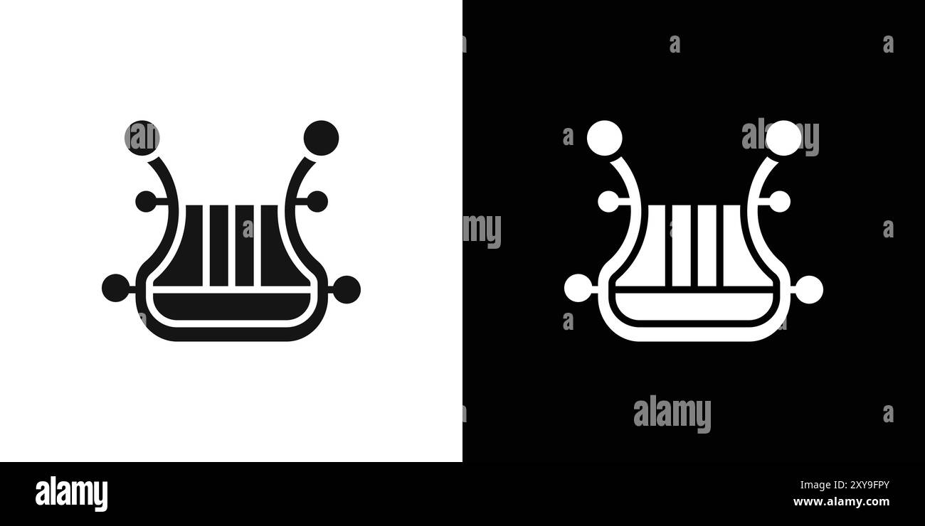 Chandelier icon logo sign vector outline in black and white color Stock ...