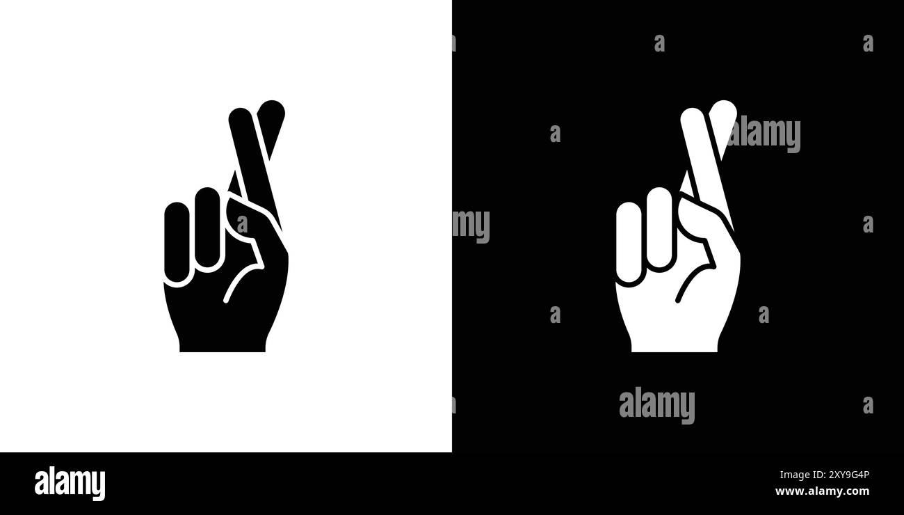 Crossed arm vector vectors Black and White Stock Photos & Images - Alamy