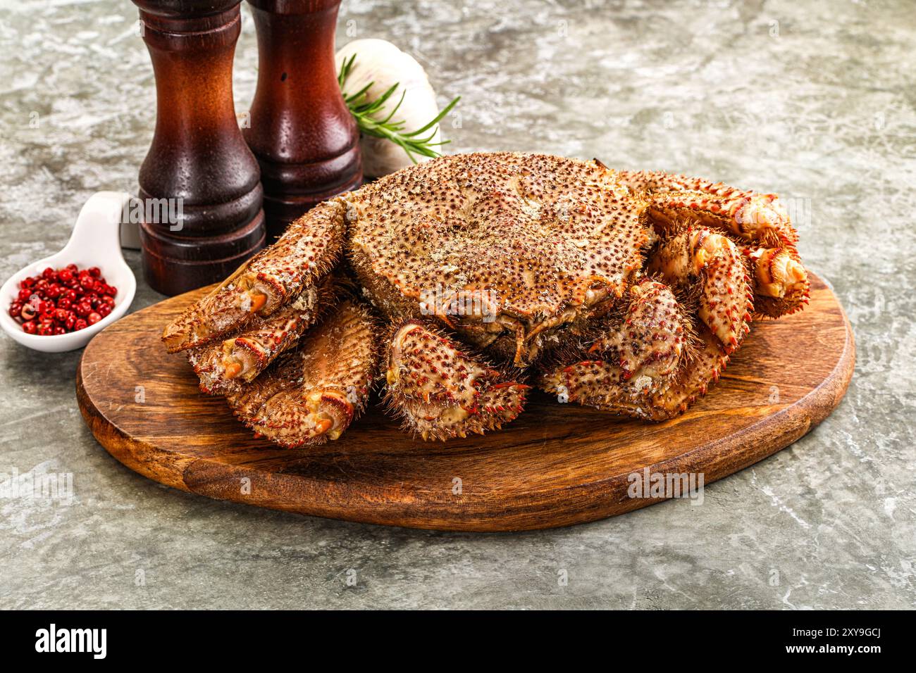 Delicous gurmet Steamed hairy crab seafood Stock Photo - Alamy