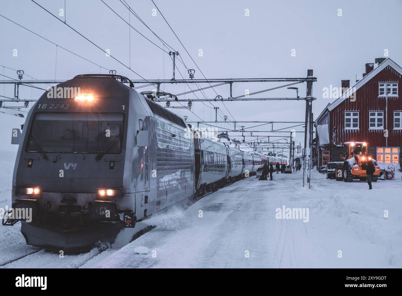Bergen railway norway finse hi-res stock photography and images - Alamy