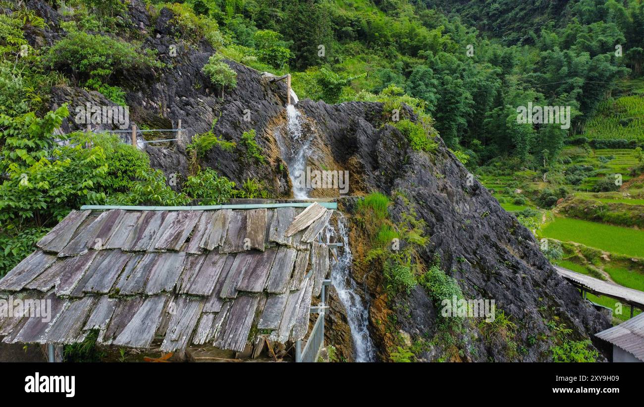 Rice terraces and their irrigation system in the mountains of Sa Pa ...
