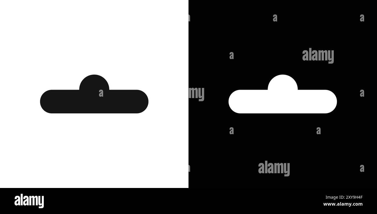 Euro hook icon logo sign vector outline in black and white color Stock ...