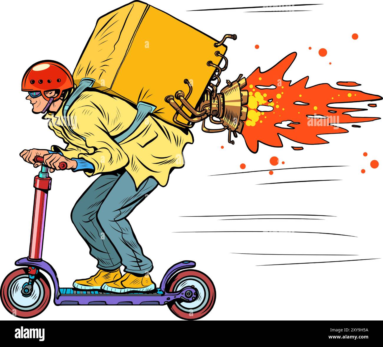 Driving on high speed Stock Vector Images - Alamy