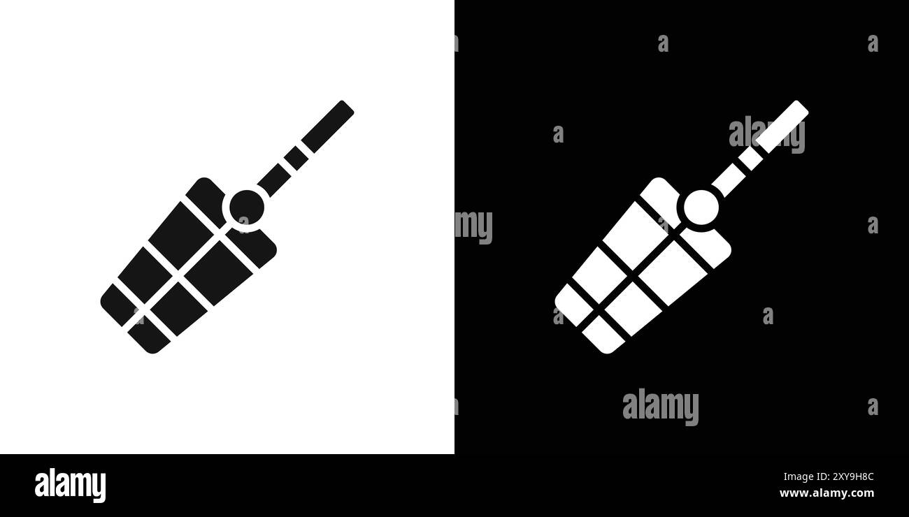 Dog muzzle icon logo sign vector outline in black and white color Stock ...