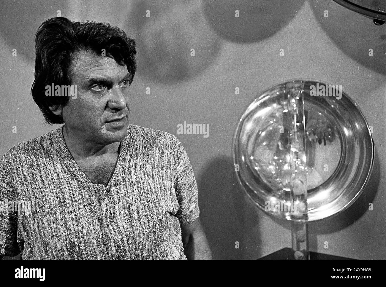 Czechoslovakian-born and naturalized Argentine sculptor Gyula Kosice ...