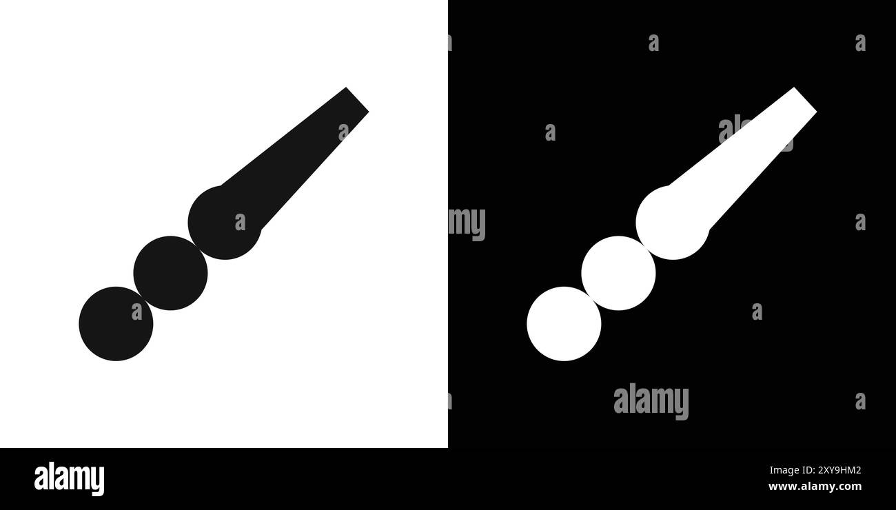 intraoral icon logo sign vector outline in black and white color Stock ...