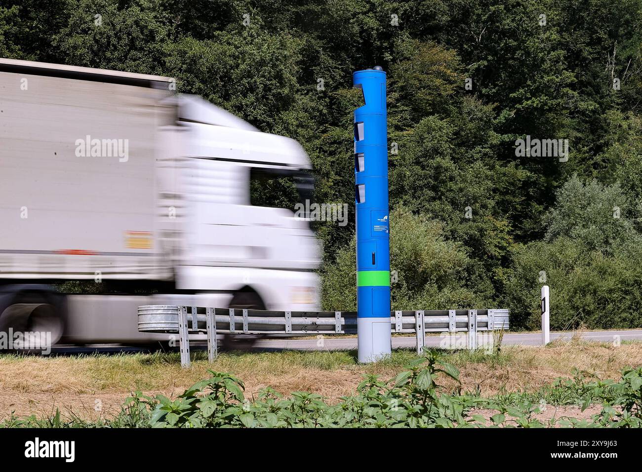 Mautsäule, Symbolbild, LKW-Maut, Straßenmaut, Verkehrsinfrastruktur ...