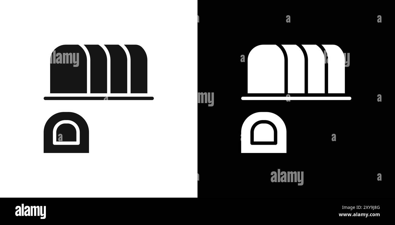 marzipan icon logo sign vector outline in black and white color Stock ...