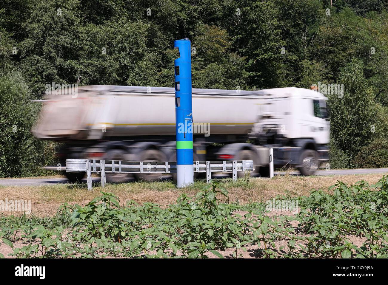Mautsäule, Symbolbild, LKW-Maut, Straßenmaut, Verkehrsinfrastruktur ...