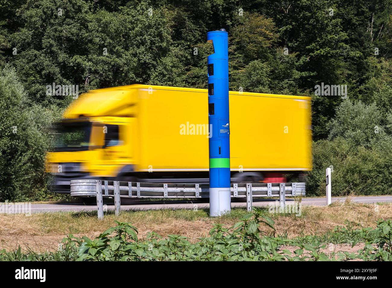 Mautsäule, Symbolbild, LKW-Maut, Straßenmaut, Verkehrsinfrastruktur ...