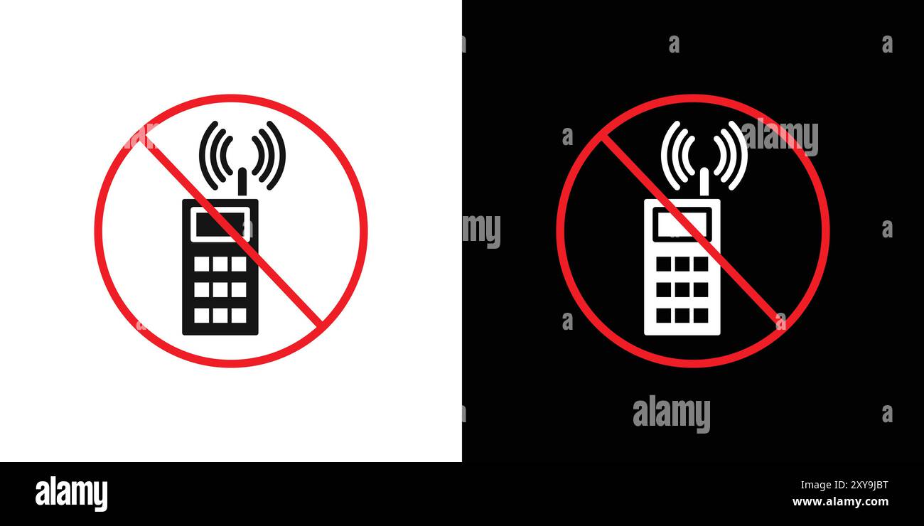 Iso 7010 No Activated Mobile Phone Icon Logo Sign Vector Outline In