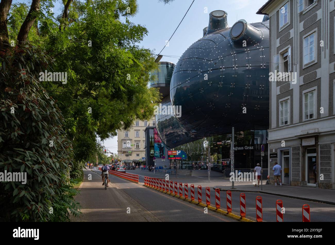 Graz, Austria (16th August 2024) - The House of art (german "Kunsthaus ...
