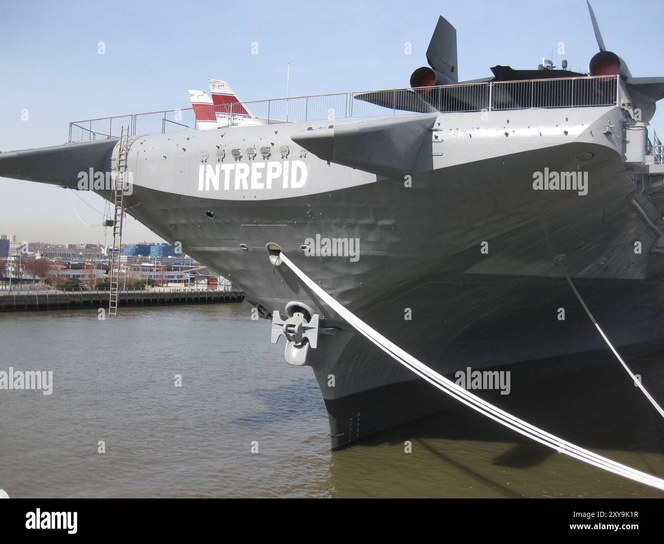 USS Intrepid Historic Aircraft Carrier, Manhattan Stock Photo - Alamy