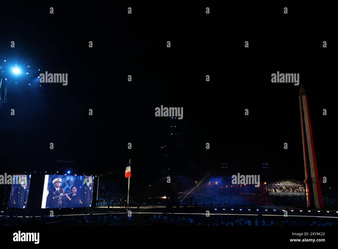 Paris, France. 28th Aug, 2024. the opening ceremony of the 2024 Summer ...