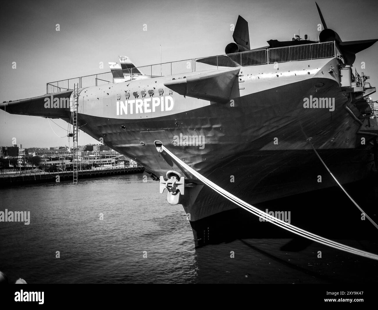 USS Intrepid Historic Aircraft Carrier, Manhattan Stock Photo - Alamy