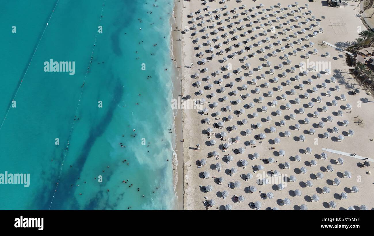 Marrasi , North coast , Egypt , drone pictures, Egypt drone Stock Photo ...