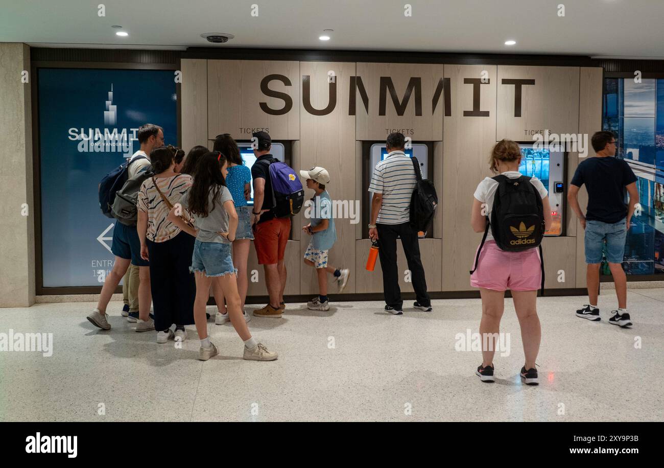 The summit is a sky high observation deck in the super tall, One ...