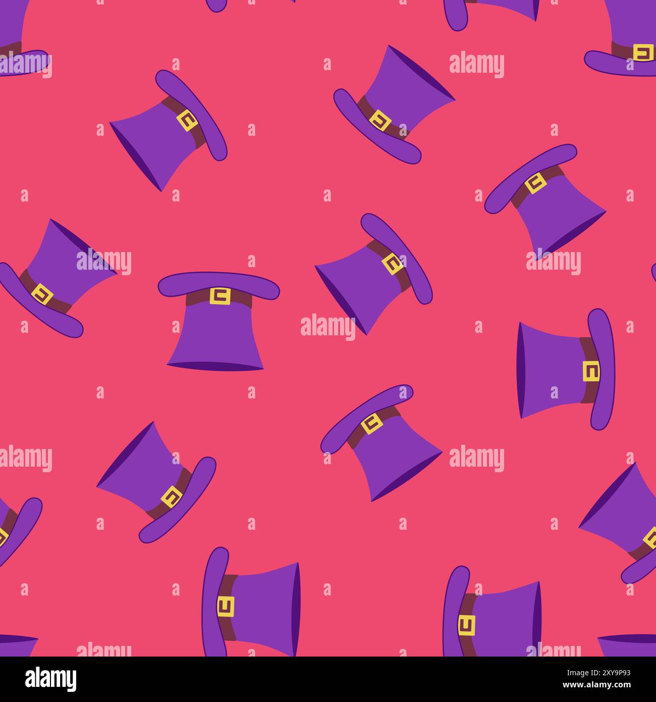 Alice in Wonderland seamless pattern magic purple portal hat Stock ...