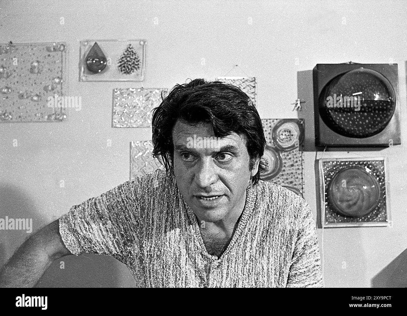 Czechoslovakian-born and naturalized Argentine sculptor Gyula Kosice ...