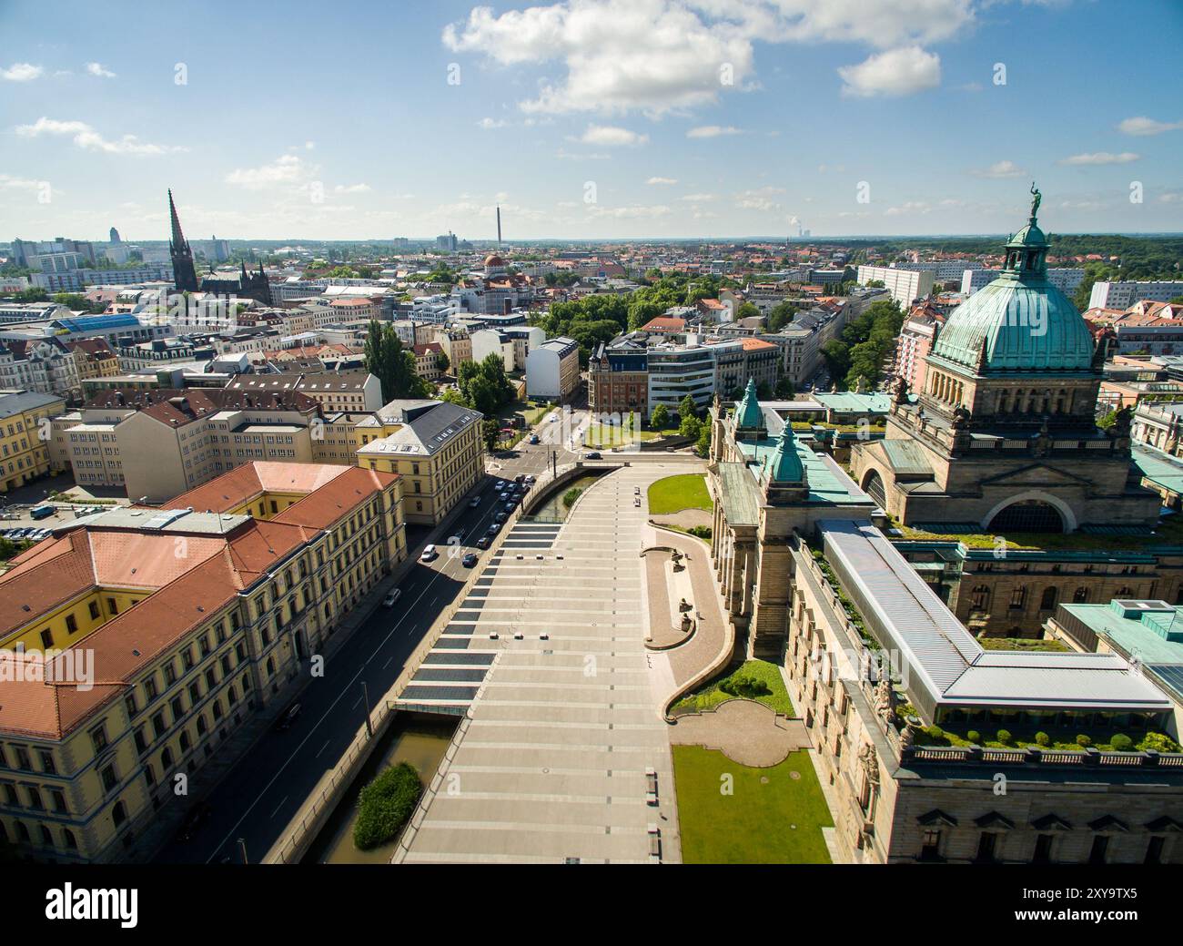 Leipzig in Germany in summer Stock Photo - Alamy