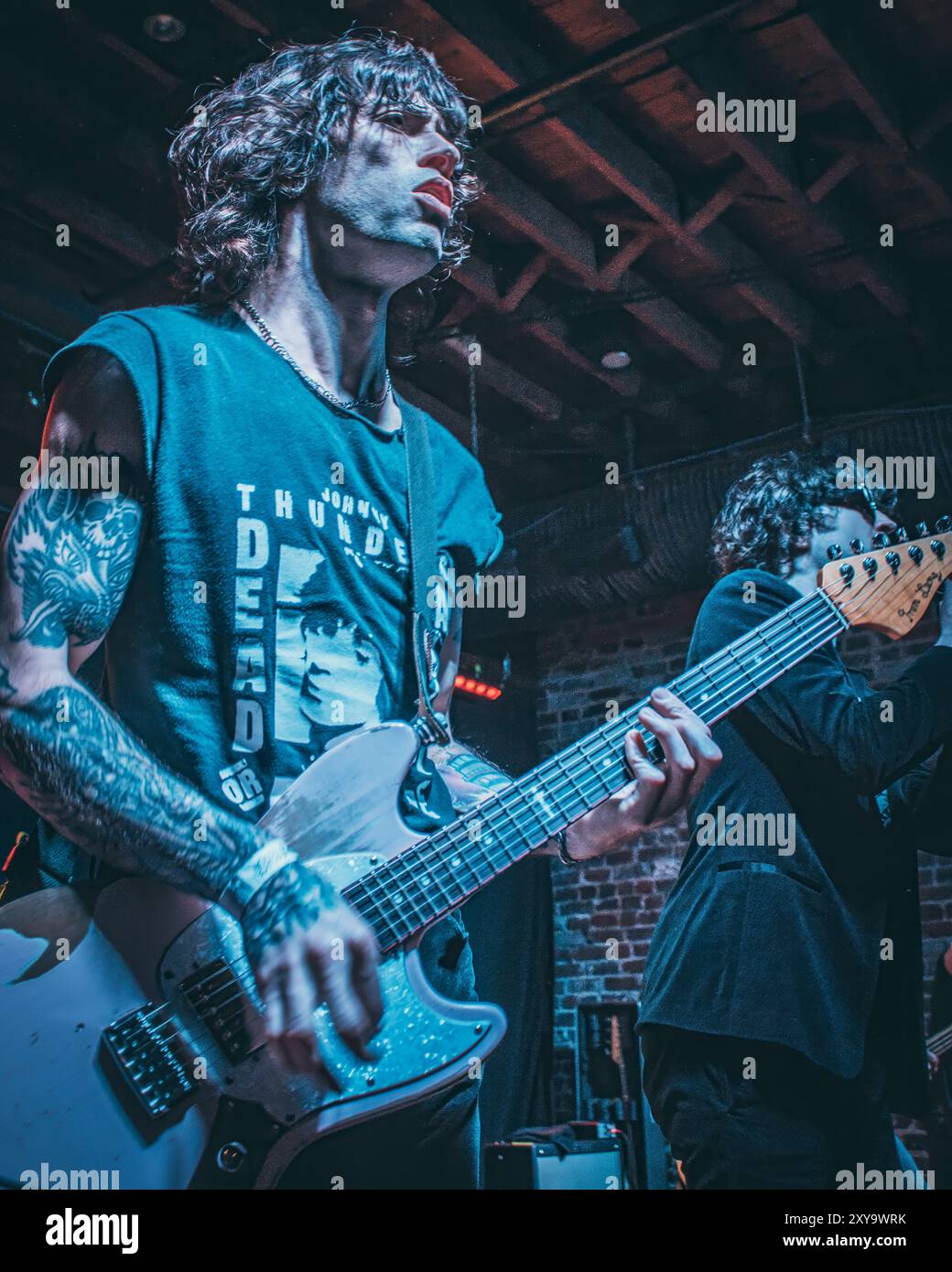 Bad nerves lead singer bobby nerves hi-res stock photography and images ...