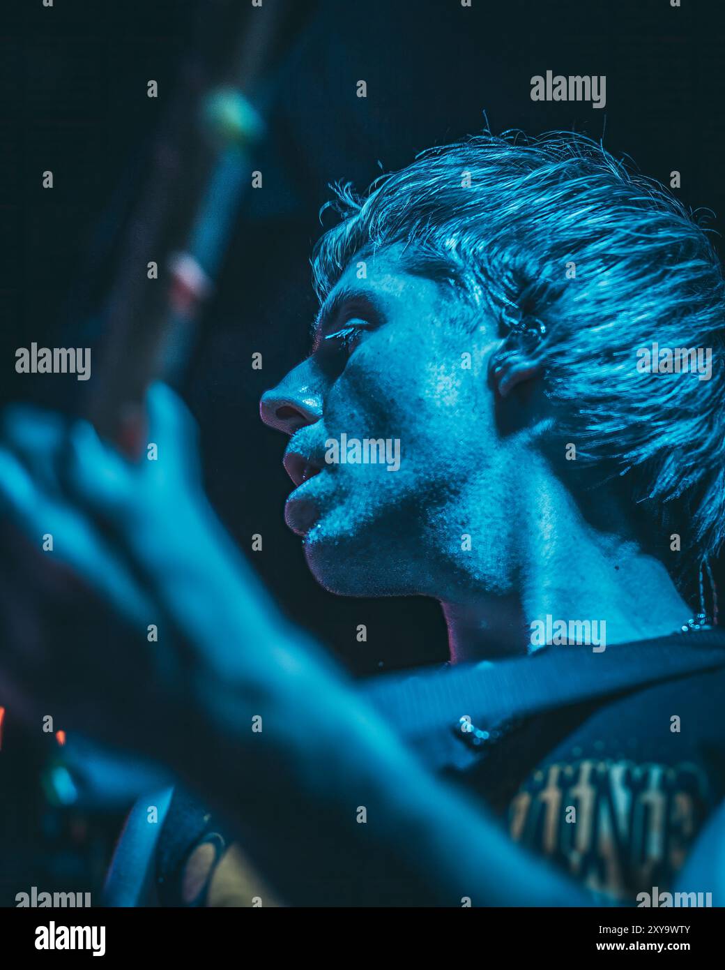 Bad nerves lead singer bobby nerves hi-res stock photography and images ...