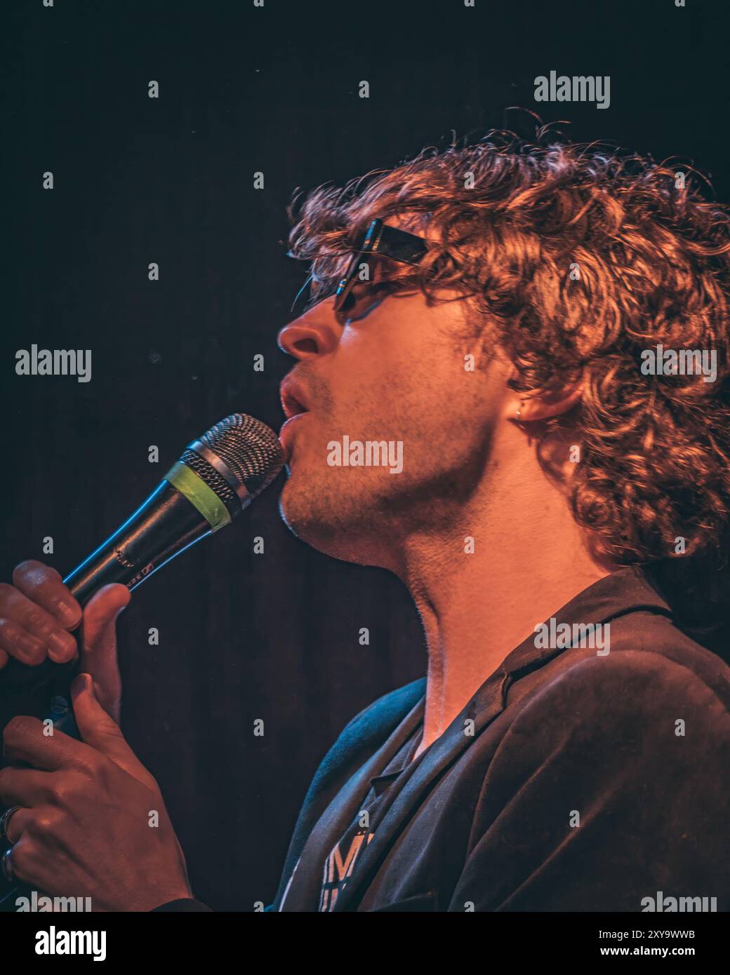 Bad nerves lead singer bobby nerves hi-res stock photography and images ...