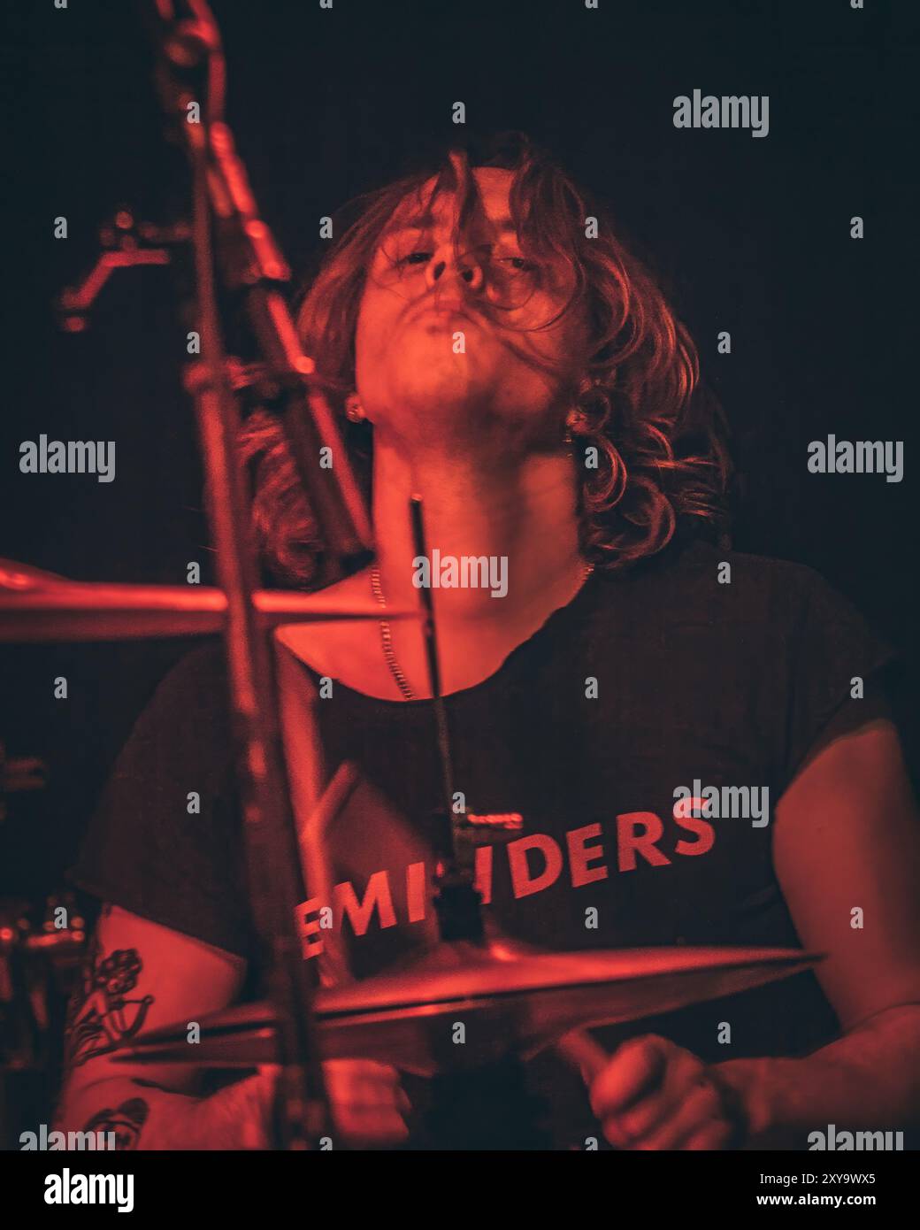 Punk-rock UK band Bad Nerves headlining with lead singer Bobby Nerves ...