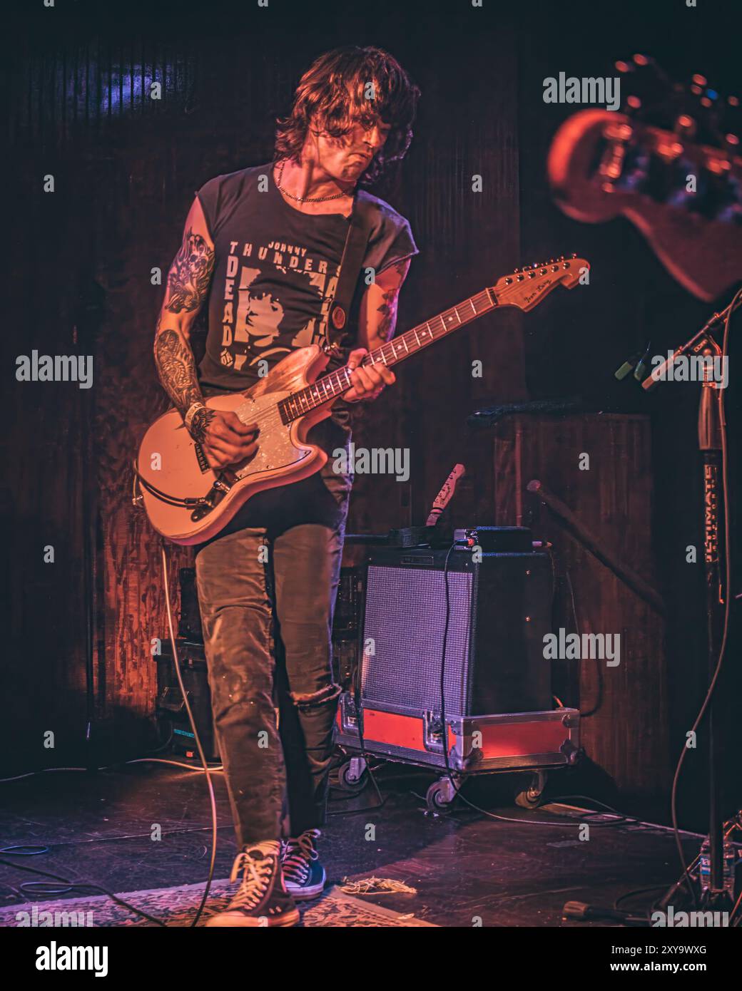 Bad nerves lead singer bobby nerves hi-res stock photography and images ...