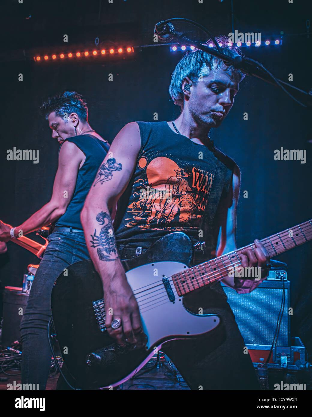 Bad nerves lead singer bobby nerves hi-res stock photography and images ...